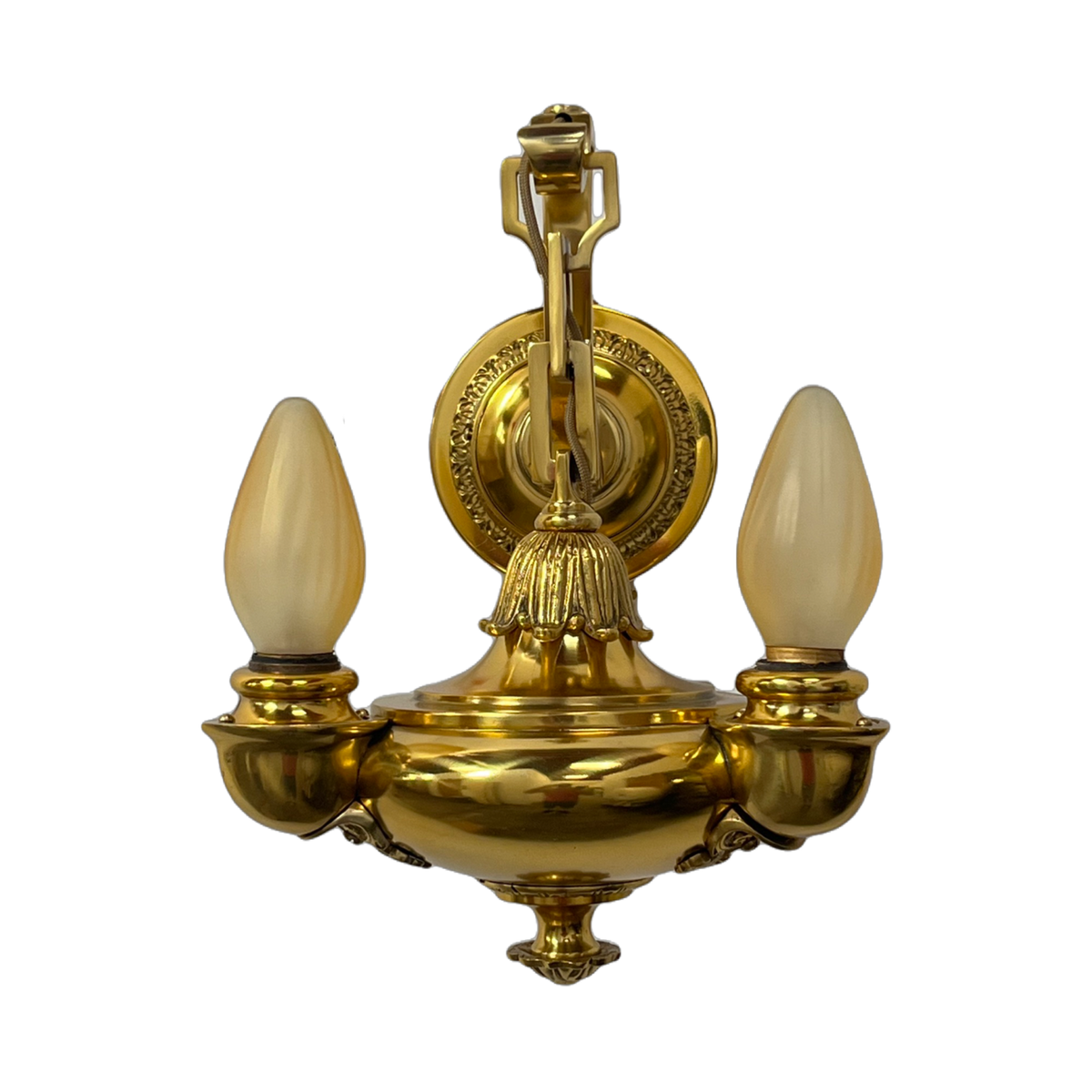 Solid Brass Sconces by Horn and Brannen circa 1912 #2431 – Filament ...